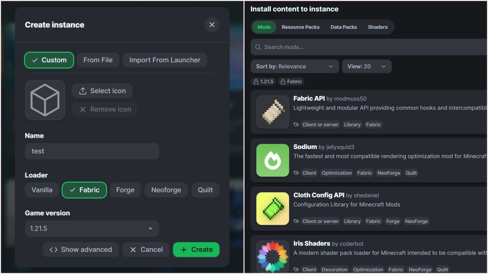 How to get and use the Modrinth App for Minecraft mods