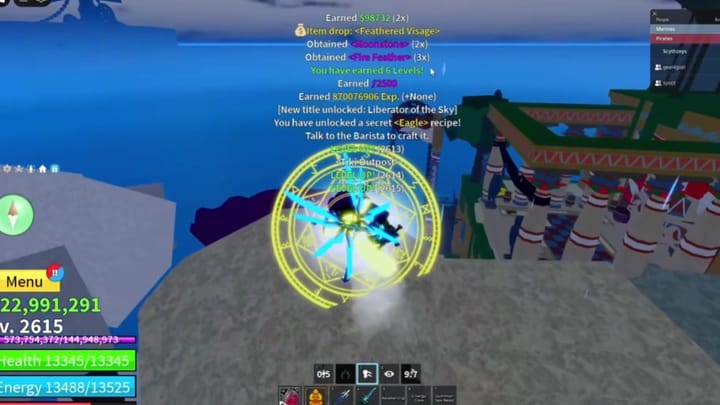 Blox Fruits Tyrant of the Skies: How to find, defeat, and rewards