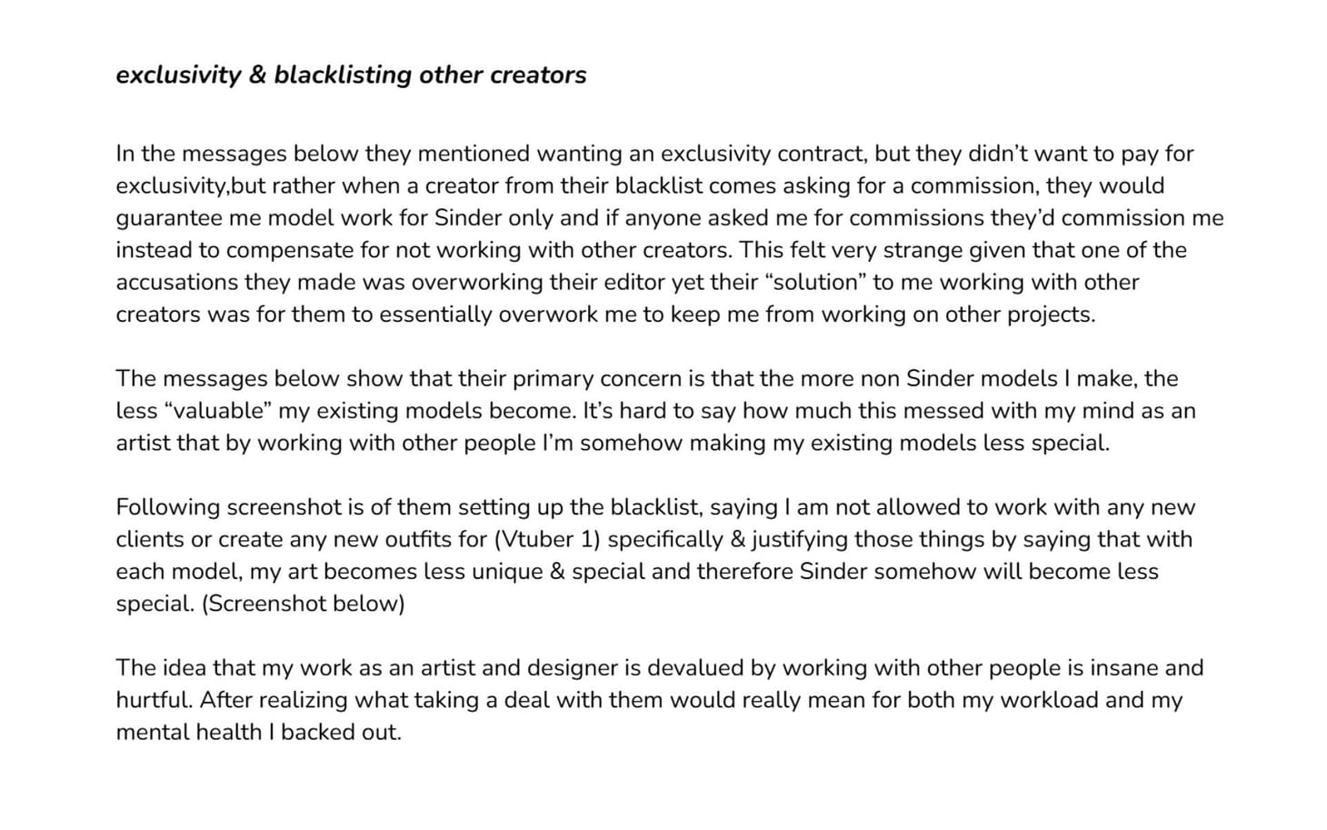 VTuber Sinder controversy explained