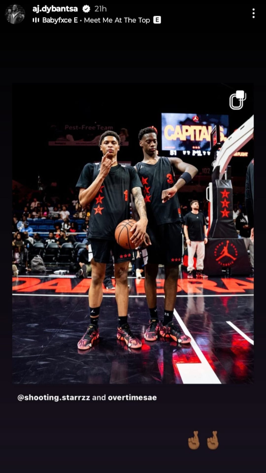 BYU-bound AJ Dybantsa shares reaction to photo with Meleek Thomas from ...