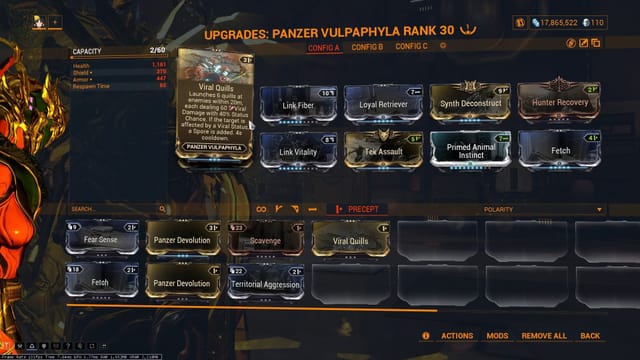 Warframe: How to get and use the Synth Deconstruct mod