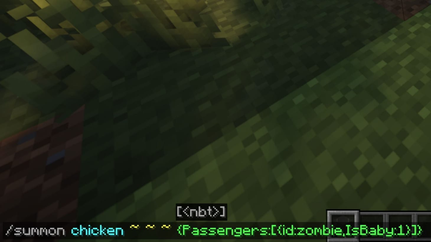 How to spawn a chicken jockey in Minecraft