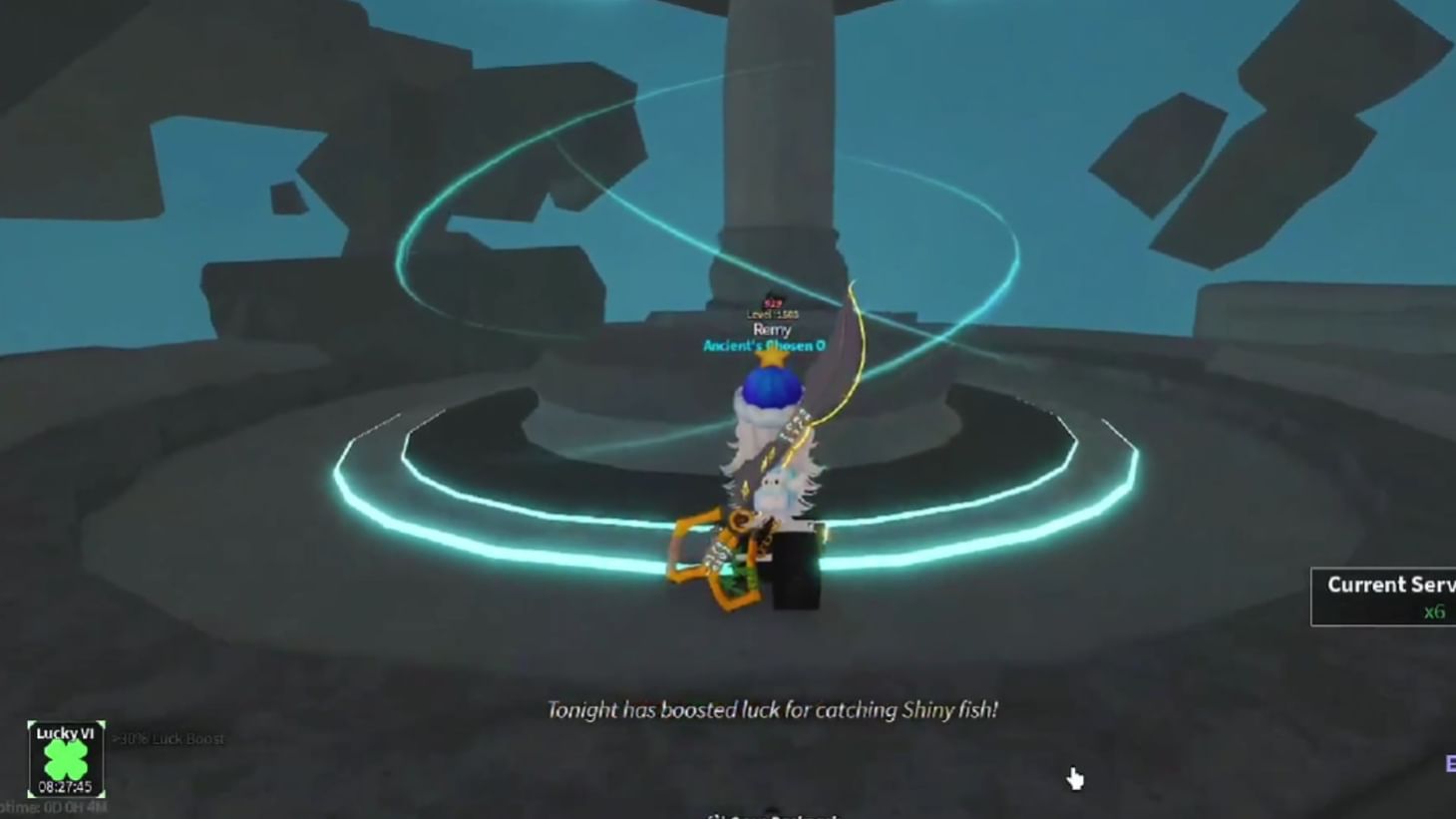 How to enchant fishing rods in the Second Sea in Fisch