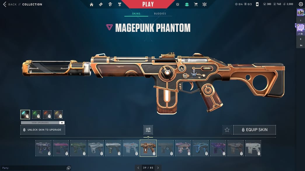 5 rarest skins currently available in Valorant Night Market pool