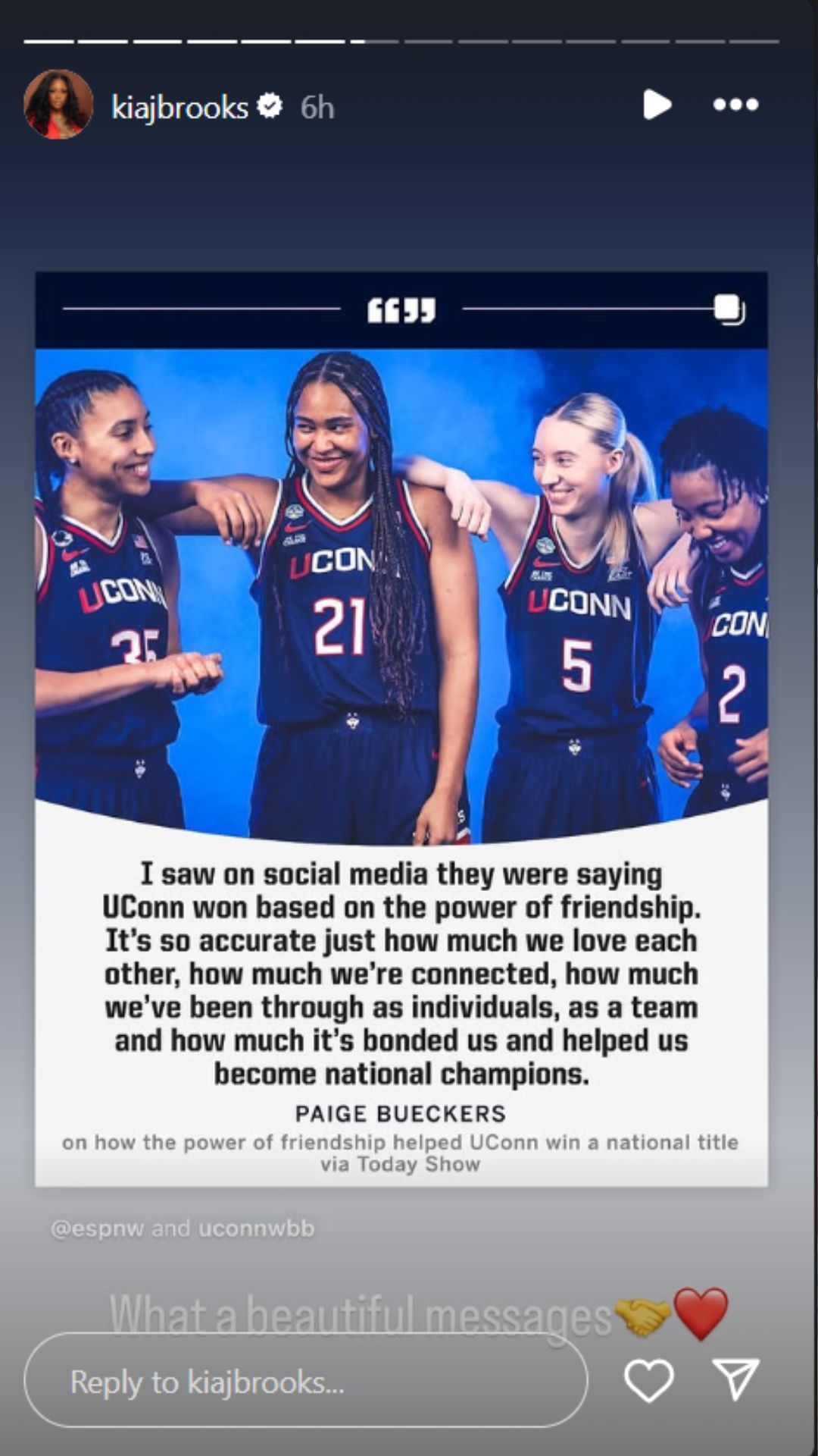Flau'jae Johnson’s mom Kia Brooks drops 4-word reaction to Paige Bueckers’ comment on UConn’s ...