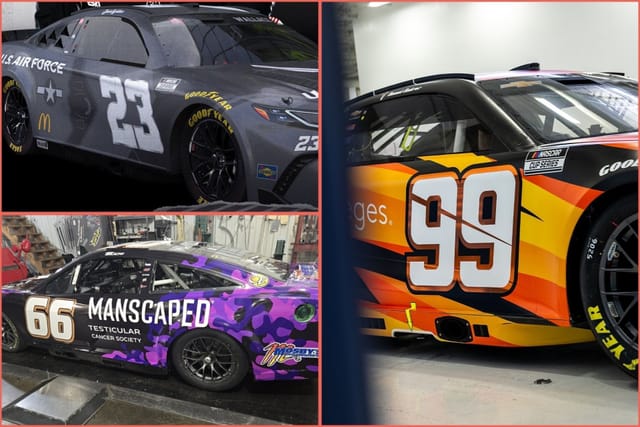 5 best NASCAR paint schemes for the 2025 Bristol Cup race unveiled so far