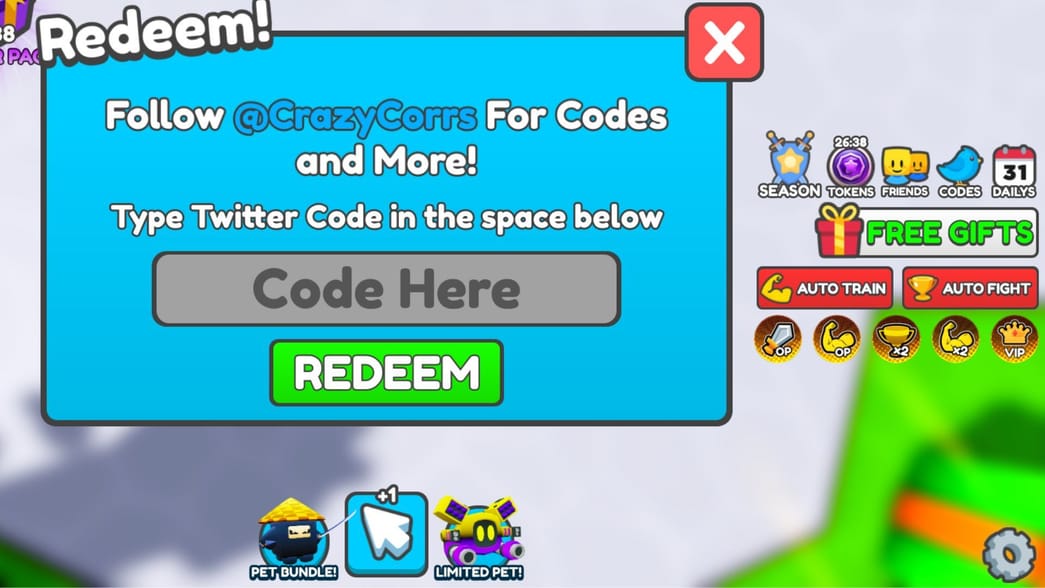 Bicep Simulator codes