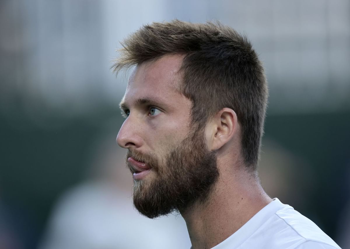 WATCH: Controversial scenes as Corentin Moutet smashes racket in rage ...