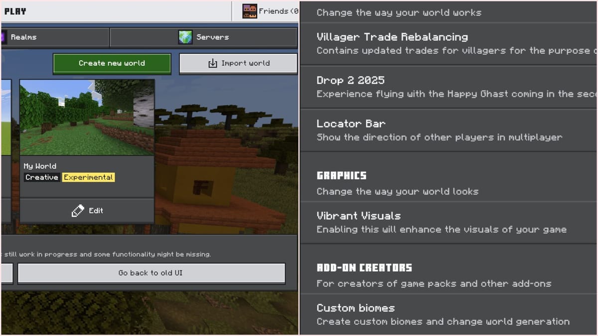 Minecraft Bedrock Vibrant Visuals update: Everything you need to know