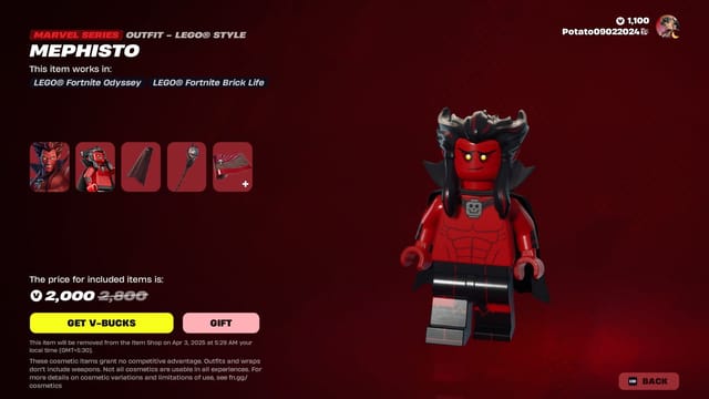 How to get the Mephisto skin in Fortnite