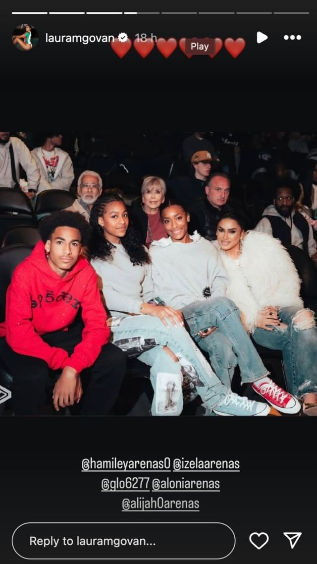 Laura Govan shares her sweet moments with Aloni, Hamiley & Izela Arenas ...