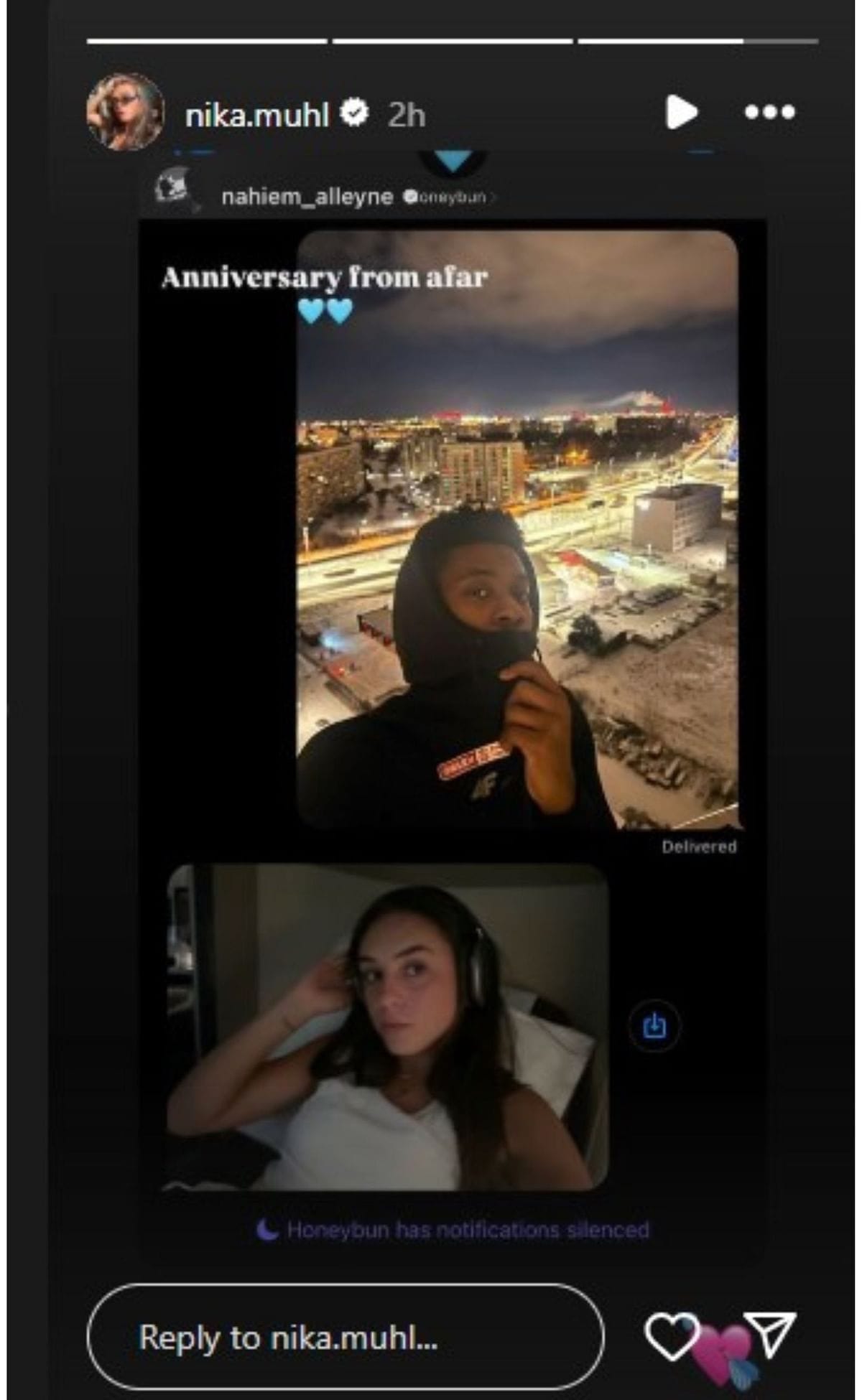 "Can't wait to see you": Nika Muhl's long-distance BF Nahiem Alleyne ...