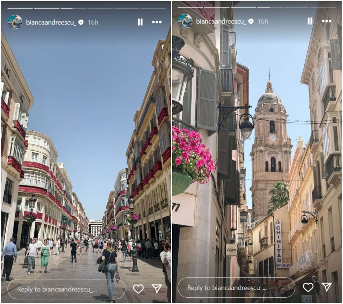 Bianca Andreescu explores the streets of Spain ahead of WTA return at Rouen