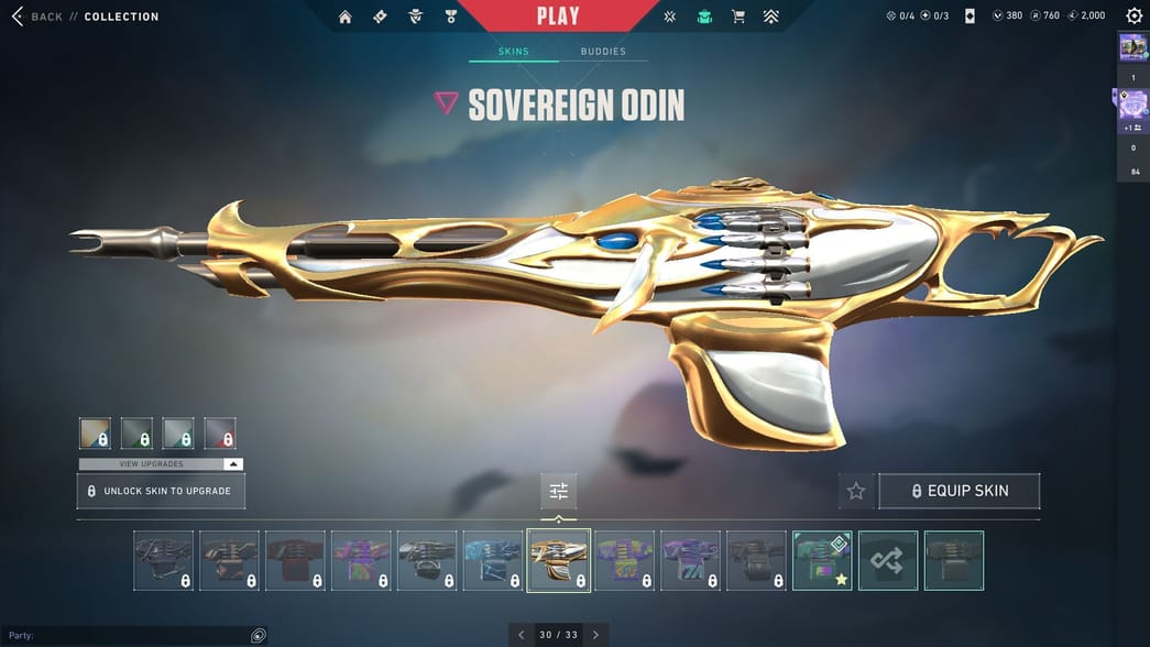 5 rarest skins currently available in Valorant Night Market pool