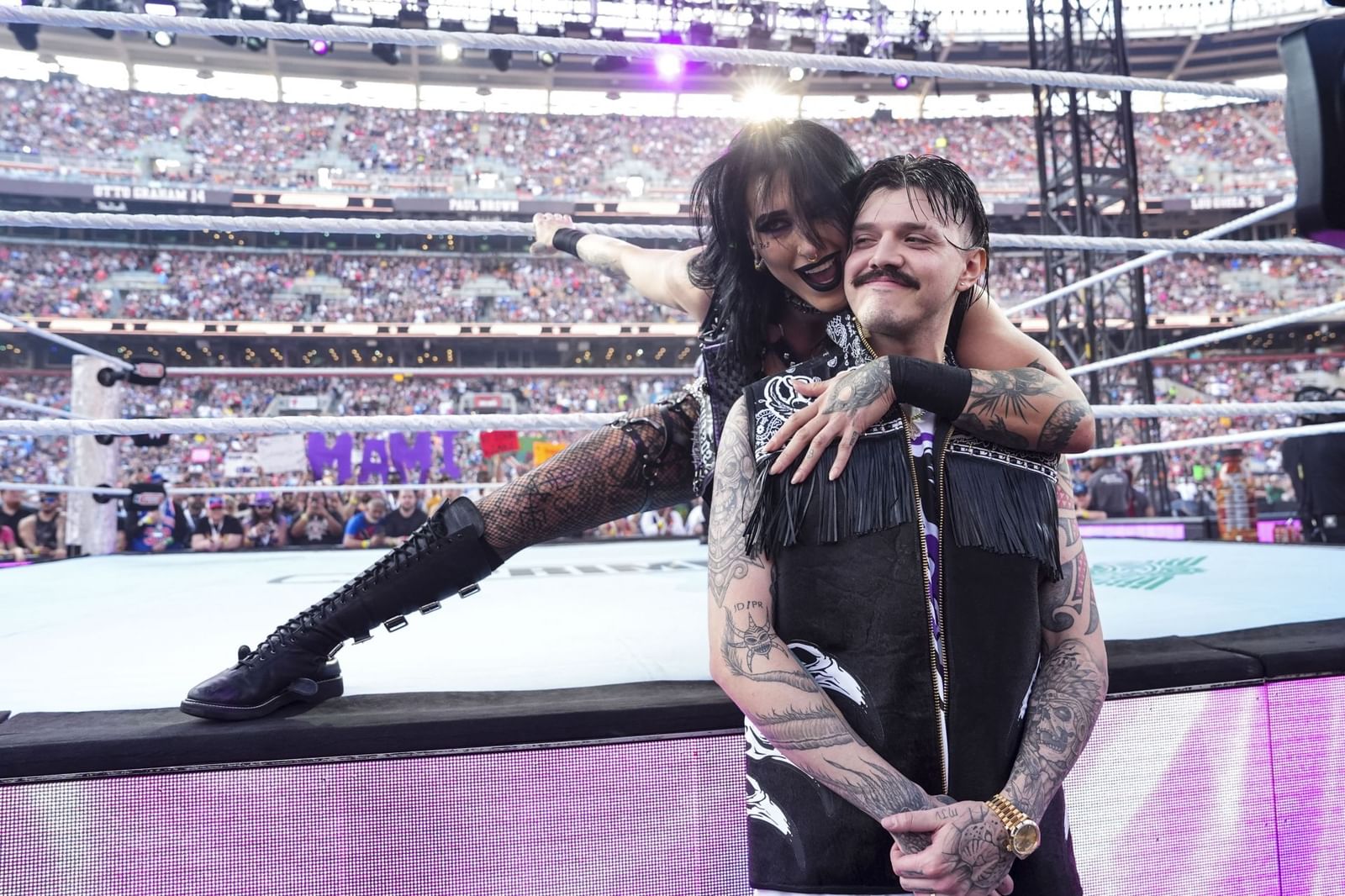 Why does Dom call Rhea Ripley Mami? | Sportskeeda