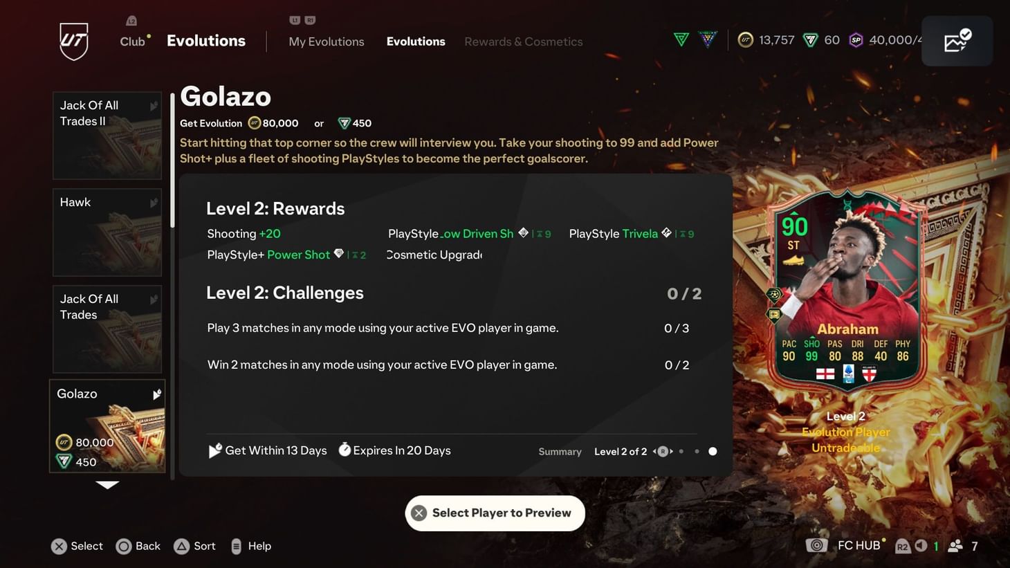 EA FC 25 Golazo Evolution guide: Best players to use, all upgrades, requirements, and more