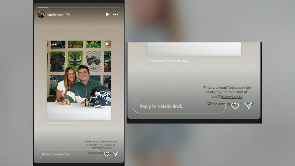 “You amaze me everyday" - Drew Lock’s wife Natalie beams with pride after QB’s $5,000,000 ...