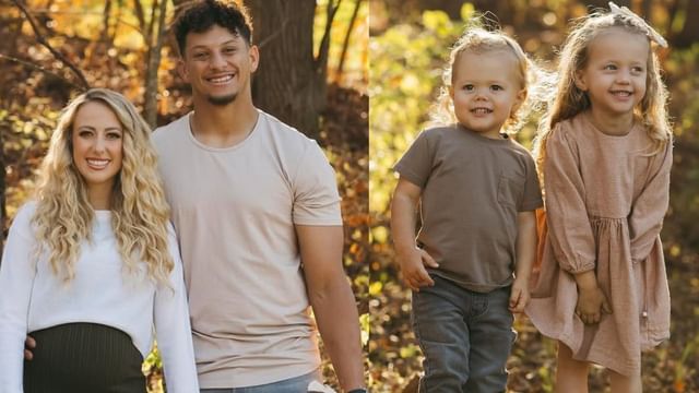 Patrick Mahomes' wife Brittany shares first family portrait with their ...