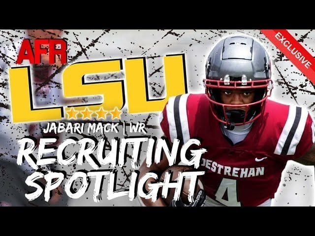 "It's like a father-son relationship": LSU 2026 commit Jabari Mack ...