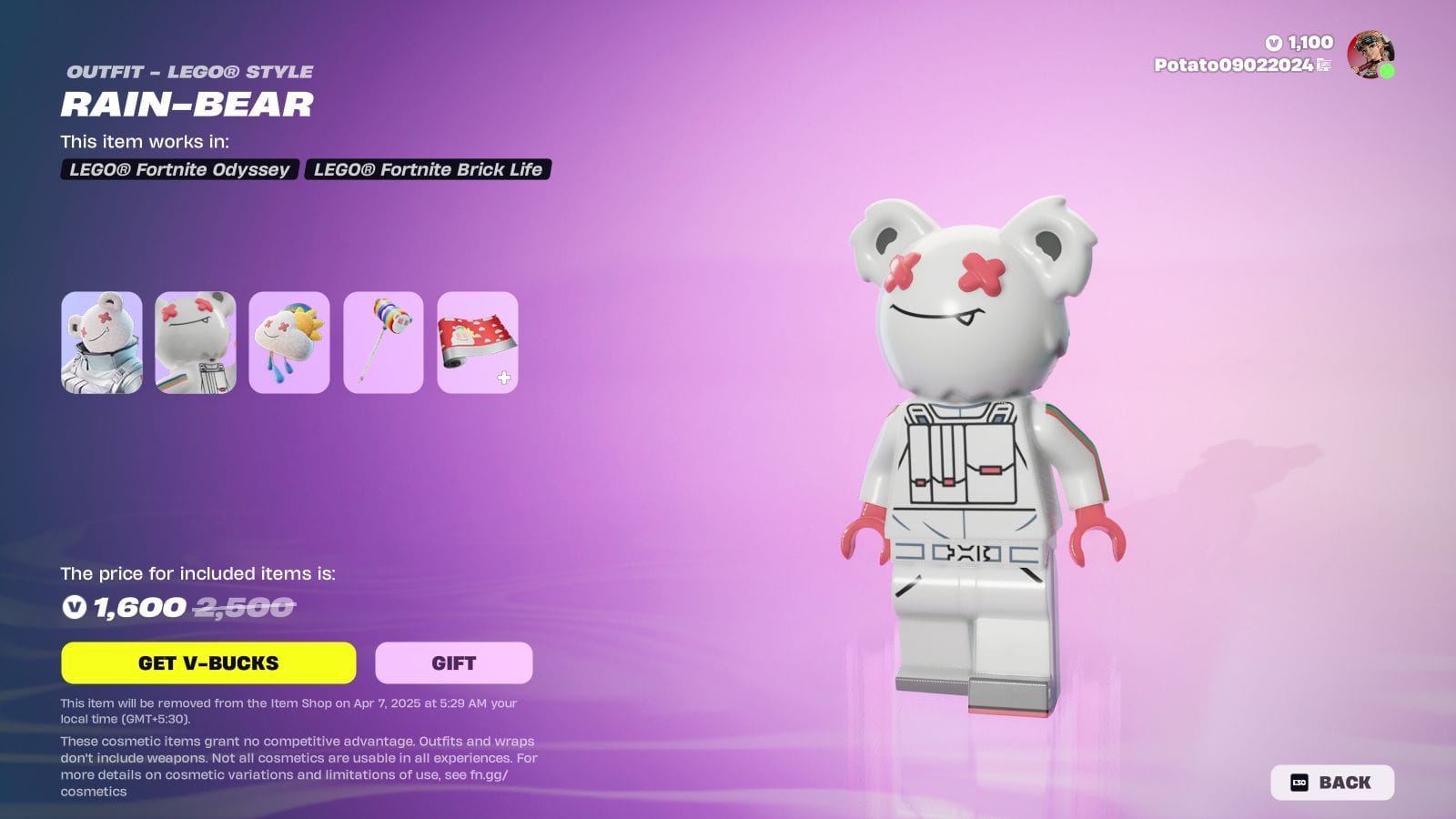 How to get the Rain-Bear skin in Fortnite