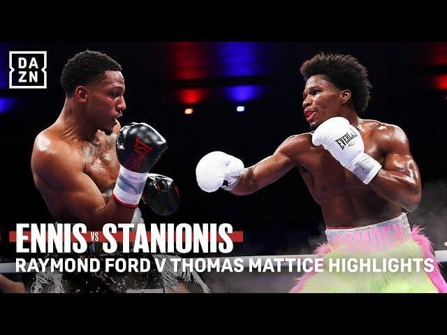 Jaron Ennis vs. Eimantas Stanionis Full Results: Jaron Ennis vs. Eimantas Stanionis: Full results
