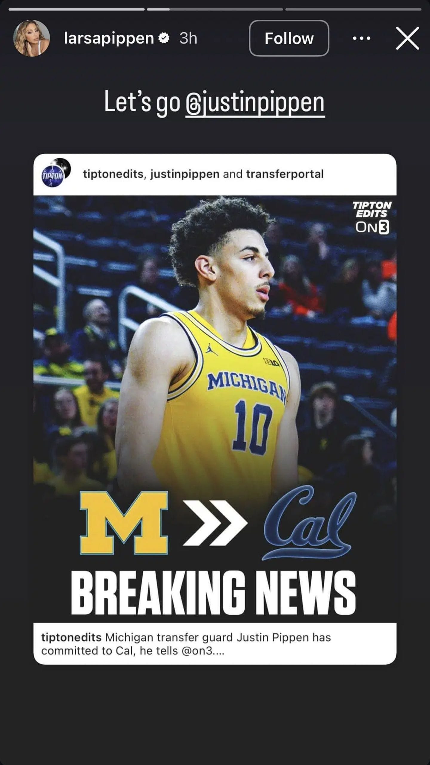 Larsa Pippen shares wholesome hug with son Justin Pippen in latest IG ...