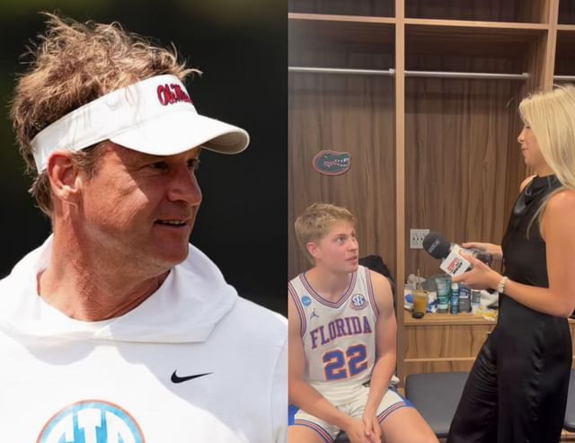 Ole Miss HC Lane Kiffin reacts to Florida walk-on Bennett Anderson's ...