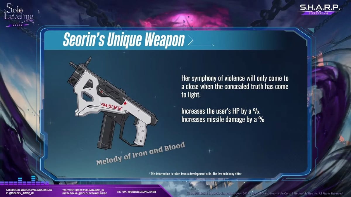 Seorin in Solo Leveling Arise: Skills, Advancement Tier effects, and ...