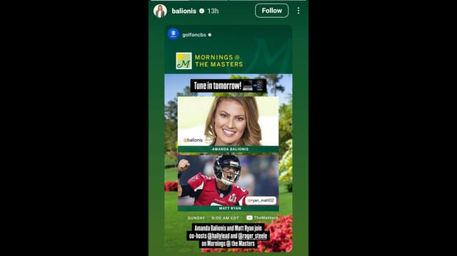 Amanda Balionis ready for the final morning at the Masters 2025