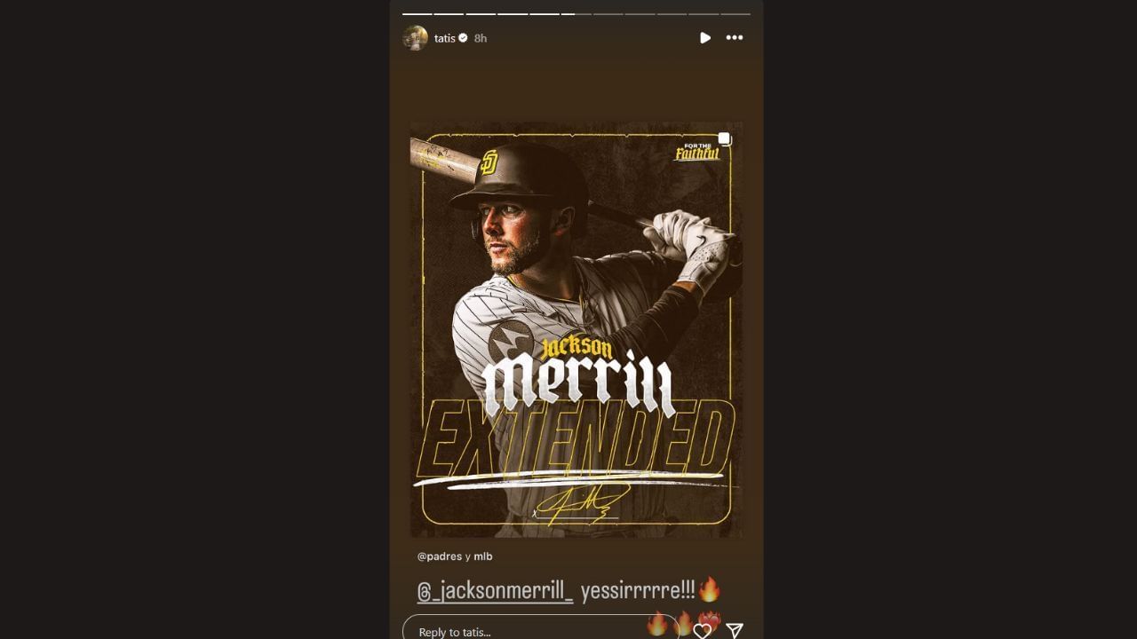 Fernando Tatis Jr. drops 1-word reaction to Jackson Merrill's ...