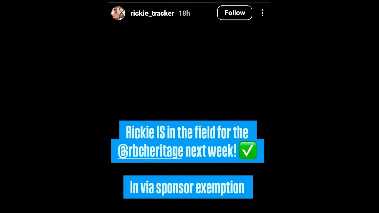 When will Rickie Fowler play next?