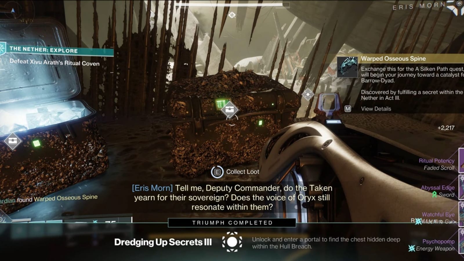 How to unlock the fourth Catalyst for Barrow-Dyad in Destiny 2