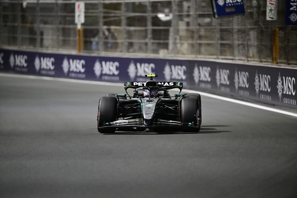 In Pictures: Kimi Antonelli spotted with his girlfriend in the F1 Saudi ...