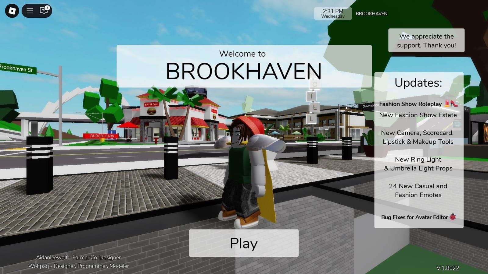 Brookhaven RP Fashion Show Roleplay guide