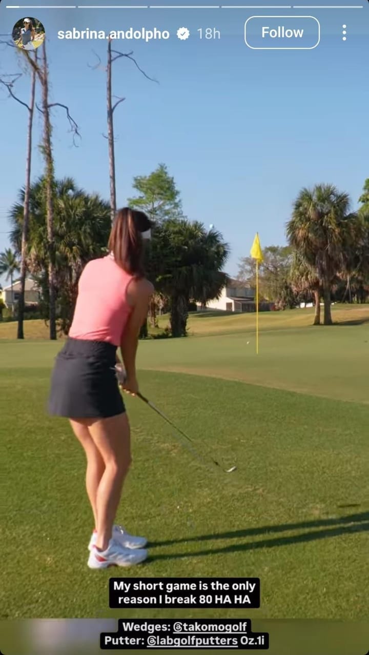 PGA Tour Creator Classic star reveals the ‘only reason’ she breaks 80