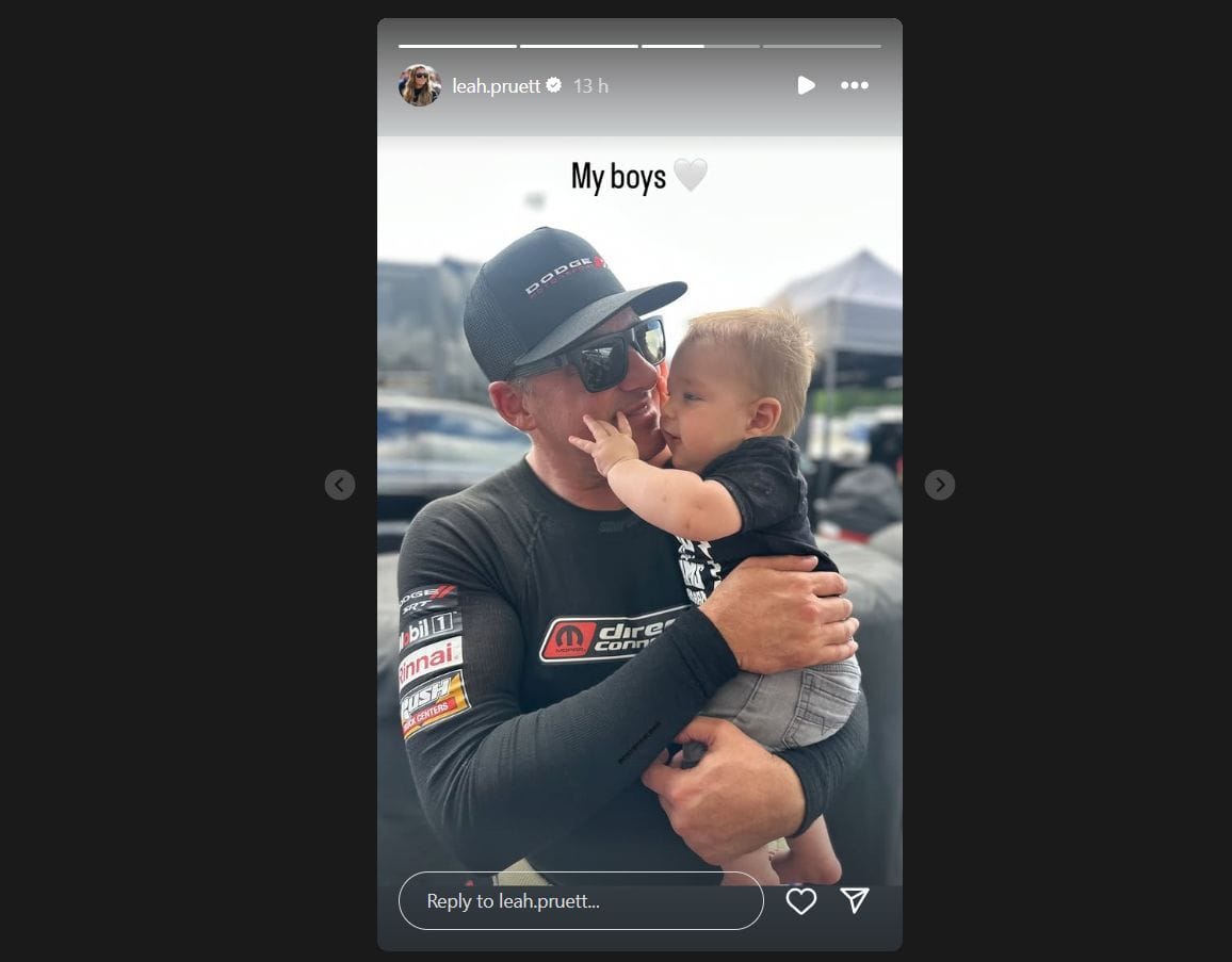 Leah Pruett drops 2-word reaction as she gushes over husband Tony ...