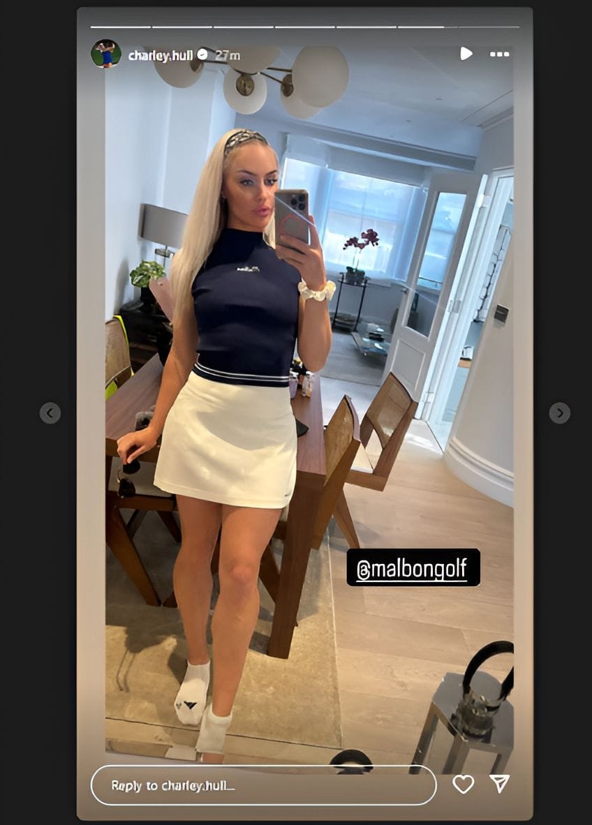 Charley Hull poses for $2.1M-backed golf fashion brand following latest ...