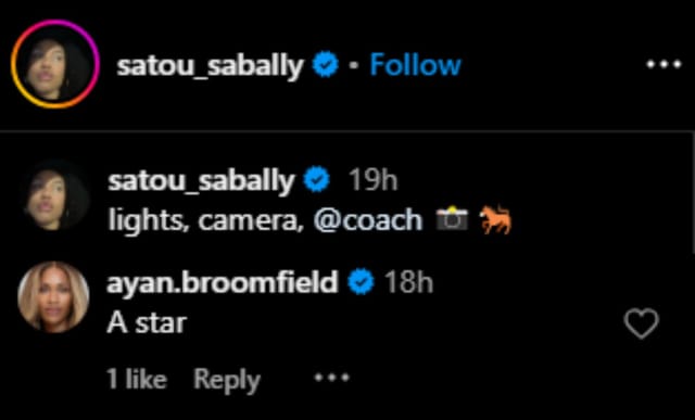 Frances Tiafoe's girlfriend Ayan Broomfield, Sydney Colson & more send love to Satou Sabally's ...