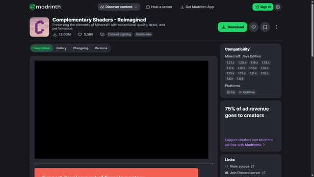 How to transform Minecraft graphics using one mod, shader and resource pack
