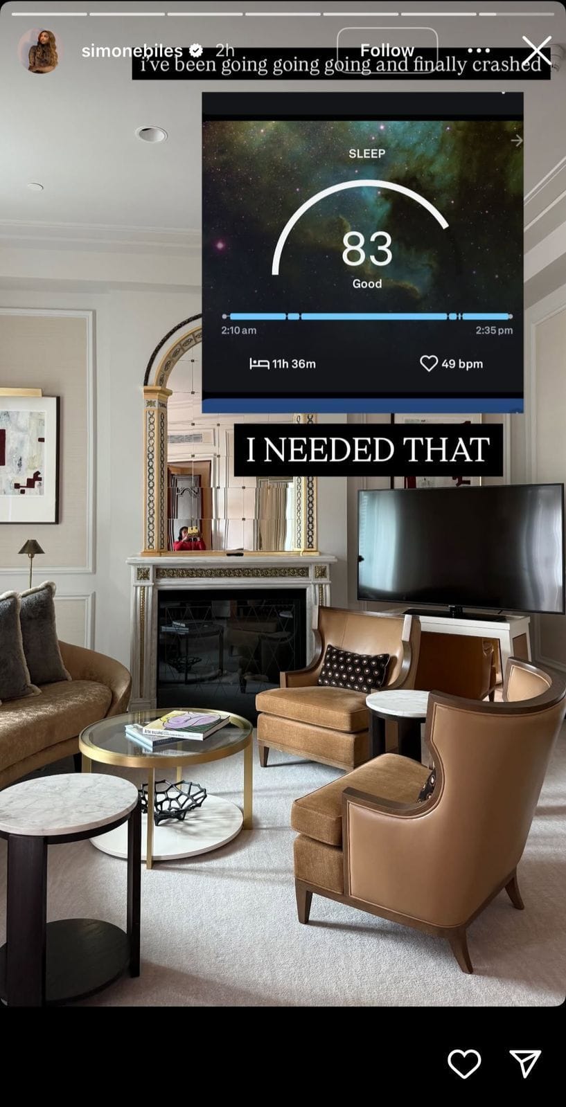 "Finally crashed” – Simone Biles reveals the aftermath of burnout from traveling