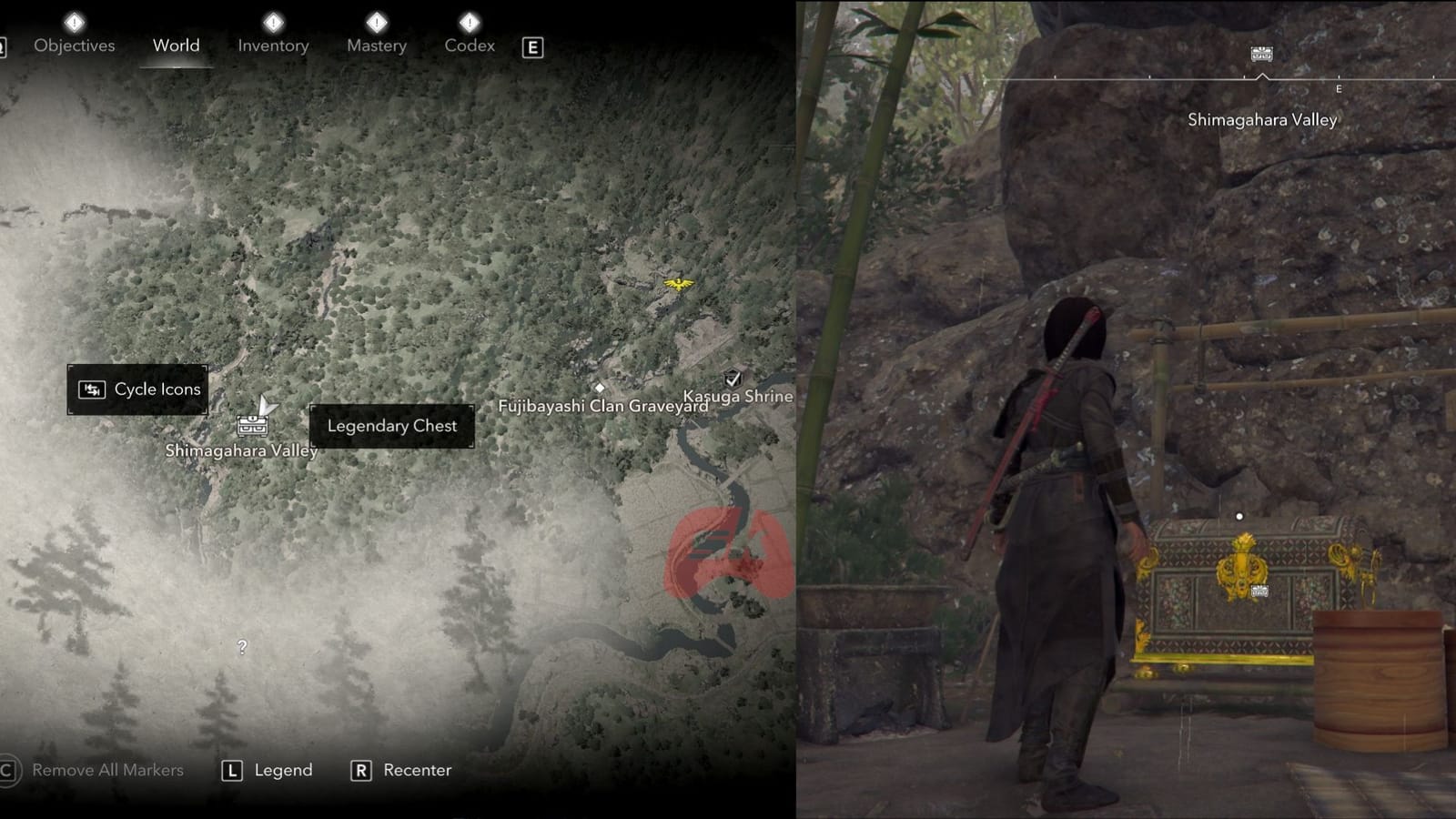 How to obtain the Masked Death Katana in Assassin's Creed Shadows