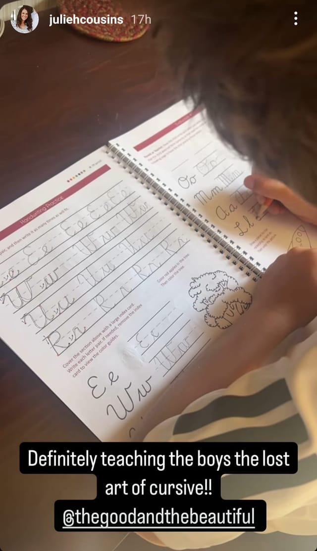 Kirk Cousins' wife Julie picks up parenting move that bucks modern trends