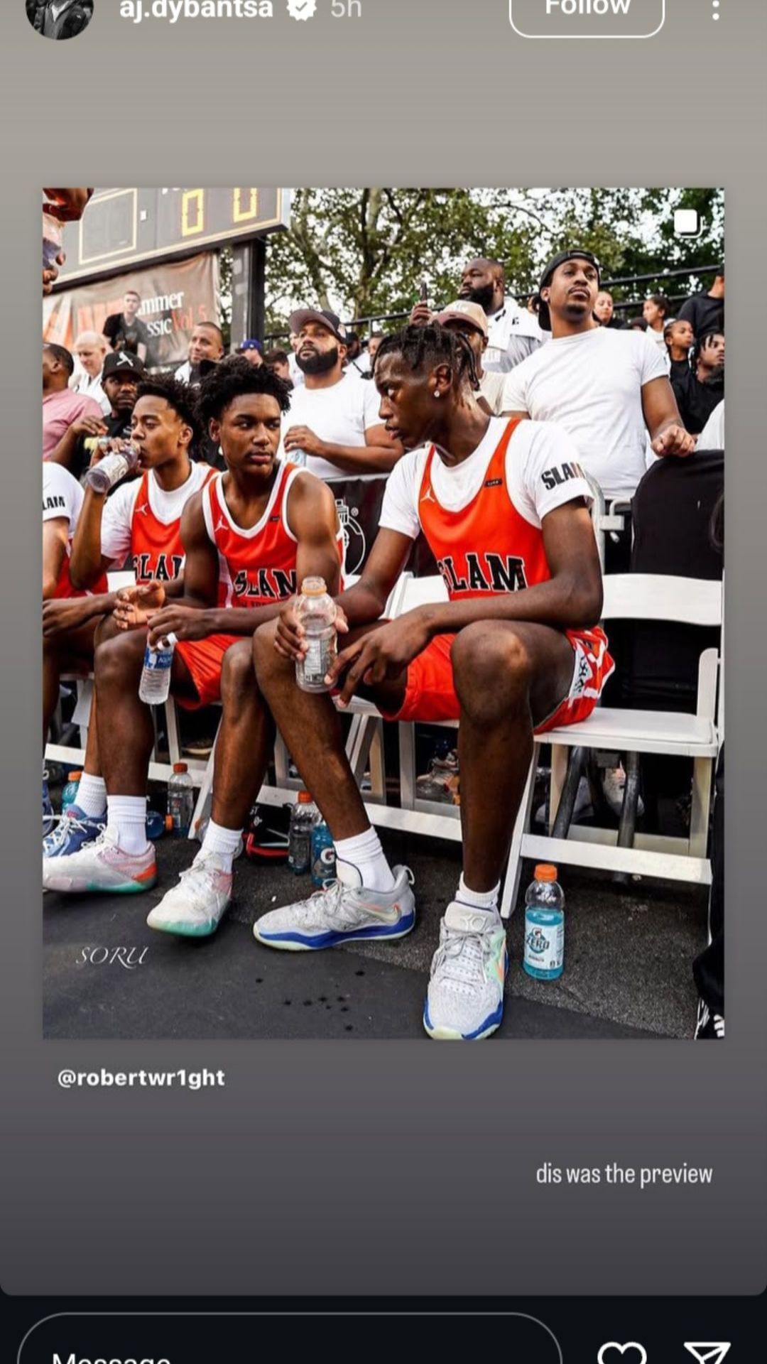 AJ Dybantsa shares 4-word reaction to former Baylor player Robert Wright III transferring to BYU ...