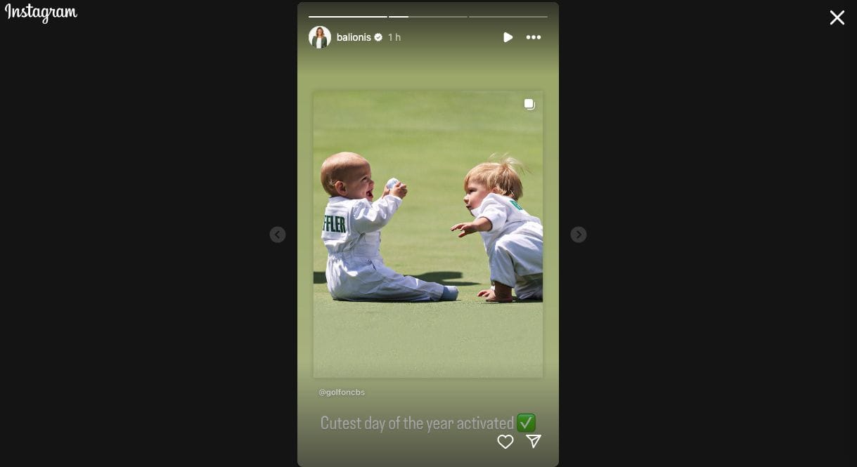 Amanda Balionis shares adorable picture of Scottie Scheffler’s son at ...