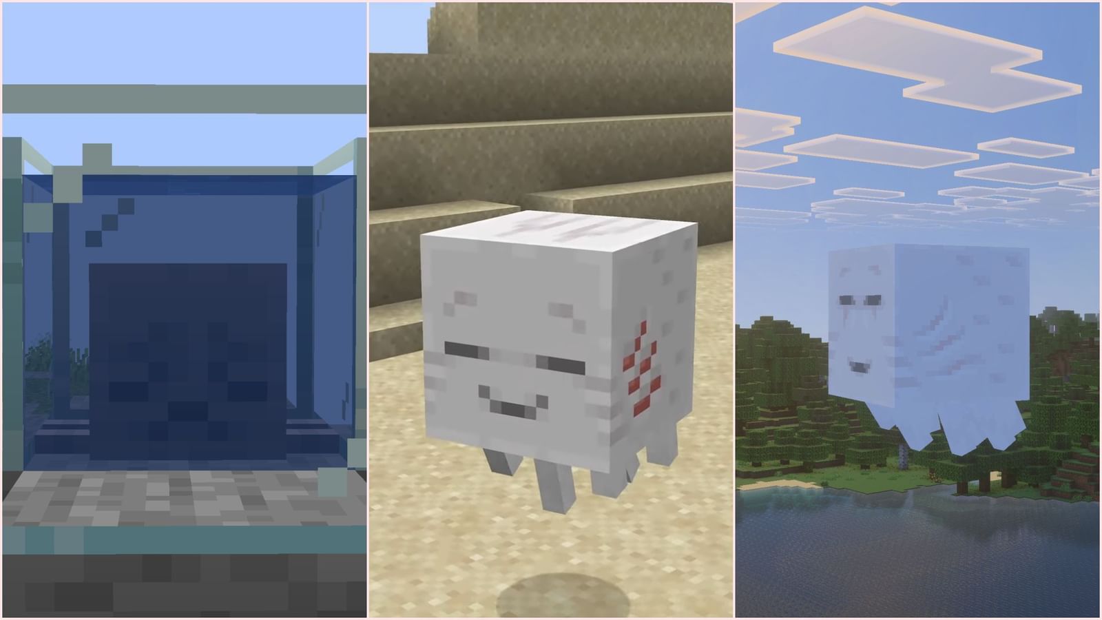 Minecraft player shares a cursed way to use dried ghast blocks