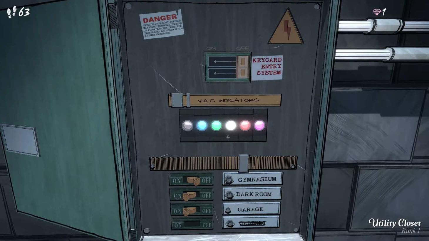 How to solve Breaker Box Vac Indicator puzzle in Blue Prince