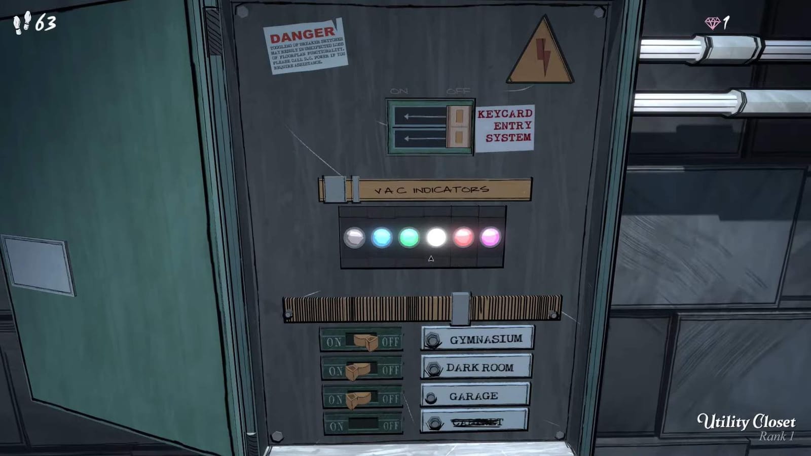 How to solve Breaker Box Vac Indicator puzzle in Blue Prince