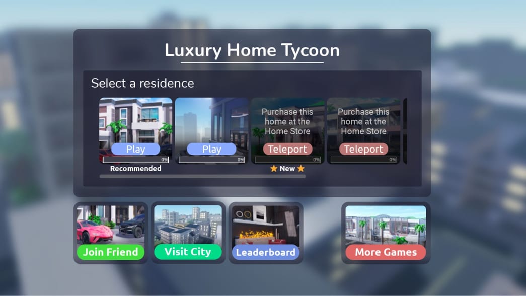 Luxury Home Tycoon codes