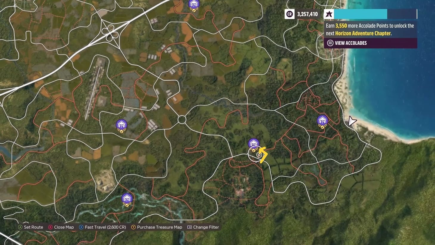 Forza Horizon 5: All Barn Finds locations on map