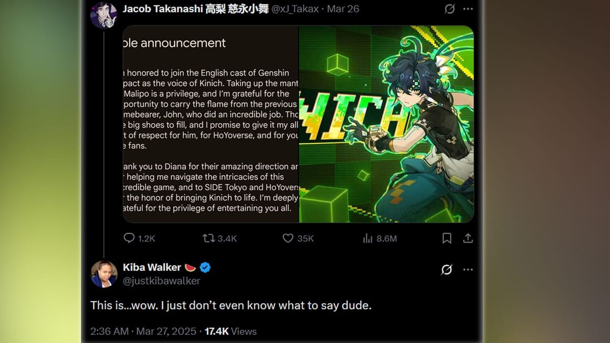 Genshin Impact Kinich VA controversy: All voice actors involved